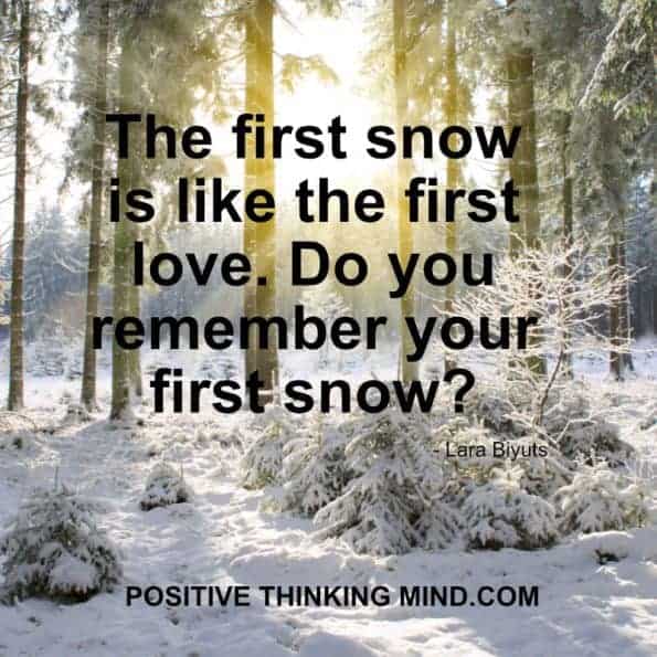 109 Ultimate Quotes About Snow | Positive Thinking Mind