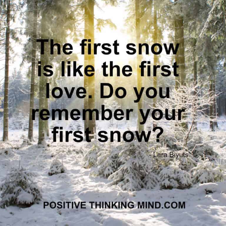 109 Ultimate Quotes About Snow | Positive Thinking Mind