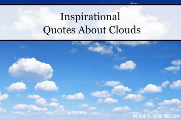 55 Quotes About Clouds | Positive Thinking Mind
