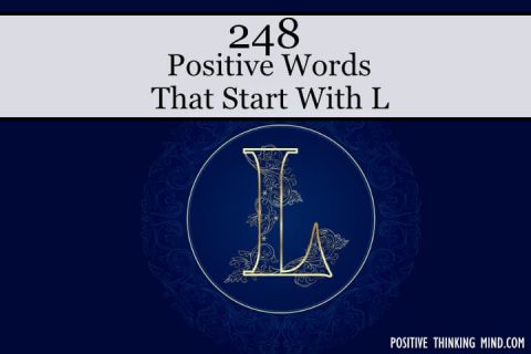 248 Positive Words That Start With L - Positive Thinking Mind