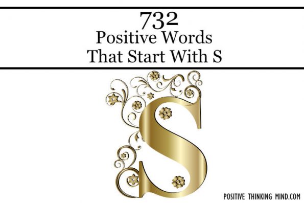 732 Positive Words That Start With S | Positive Thinking Mind